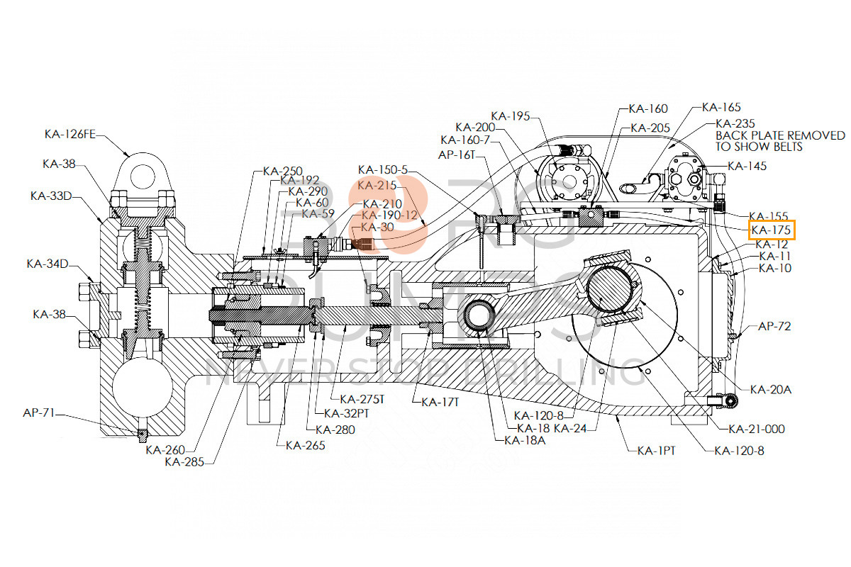 Oil Line, Manifold to Bearing Housing for KERR (KA-175) | BORG Pumps GMBH