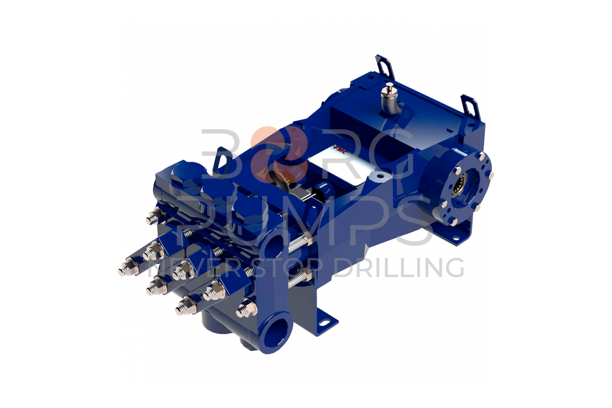 Triplex plunger pump FMC M0610 (14,3 GPM, 500 RPM) | BORG Pumps GMBH